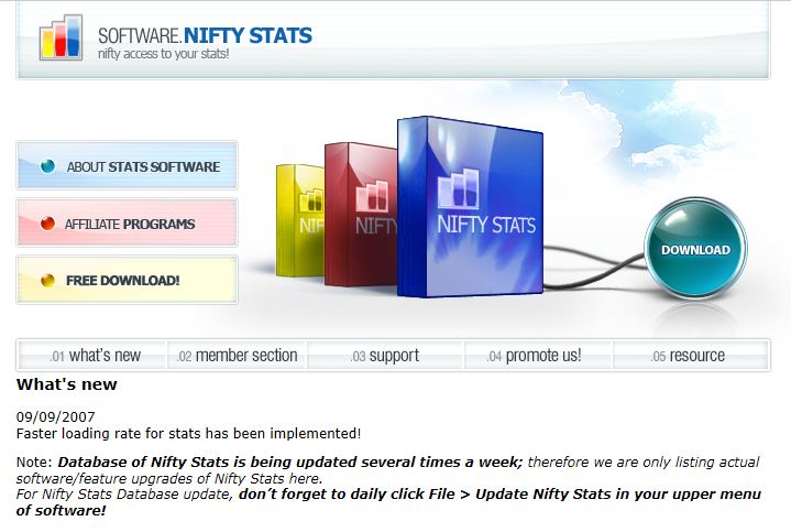Nifty Stats has been on the market for 10 years - Nifty Stats